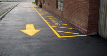 Line Painting - Stripes Pavement Marking