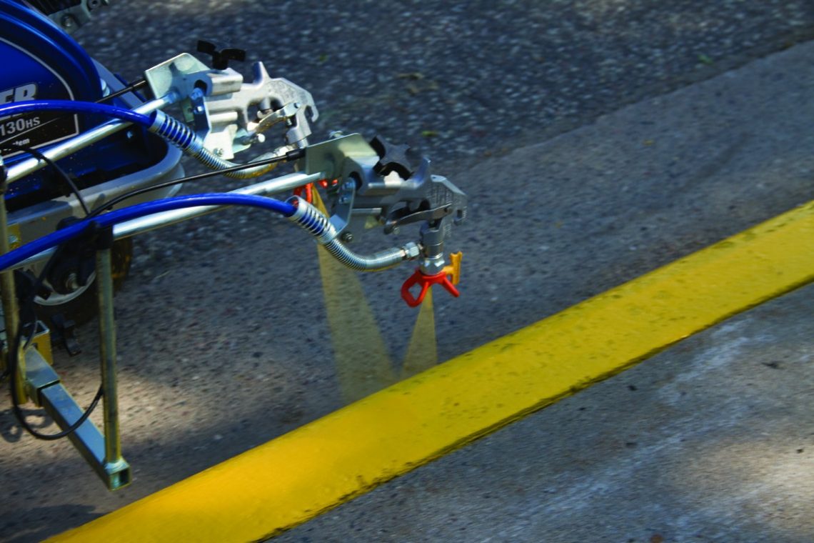 Peel Line Grinding - Stripes Pavement Marking